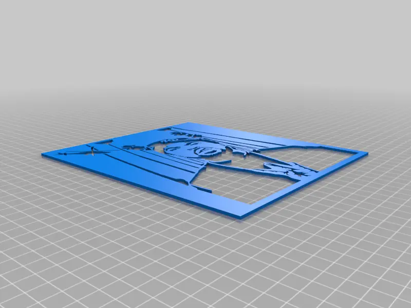 Free Digital Art STL Download - Ice Cube stencilby SMT_M 🦊