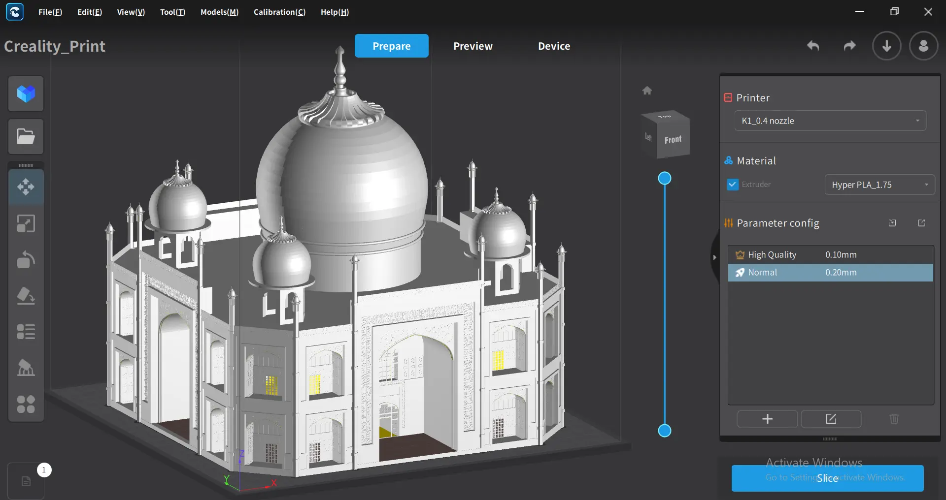 Digital Art STL Download - TAJ MAHALby CAD DESK TRIVANDRUM
