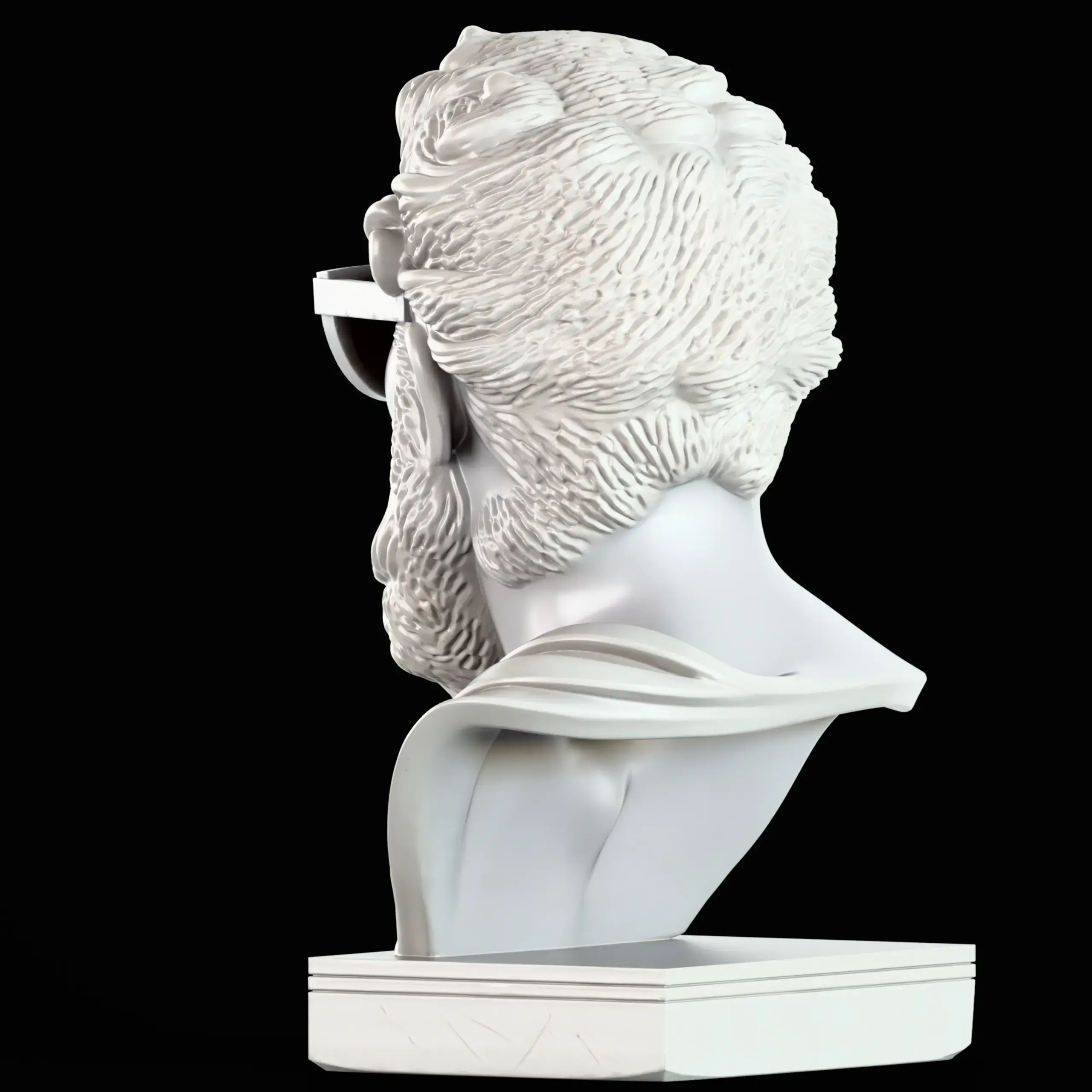 3D Printer Files | 3MF File | Cool Man Bust | Creality Cloud