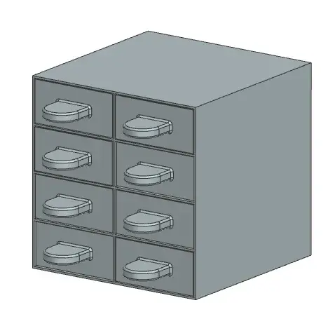 3D Printer Files | 3MF File | Modular Drawer Cabinet | Creality Cloud