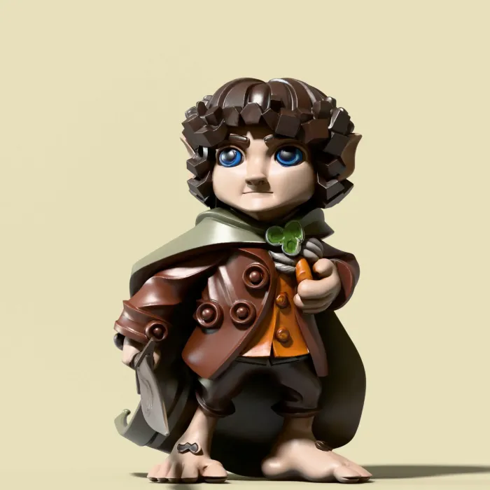 3D Printer Files | 3MF File | Frodo LOTR Fan Art | Creality Cloud