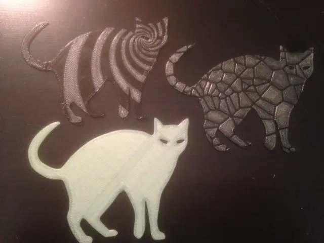 Free Other STL Download - Black Cats - With simple image-to-3D-design ...