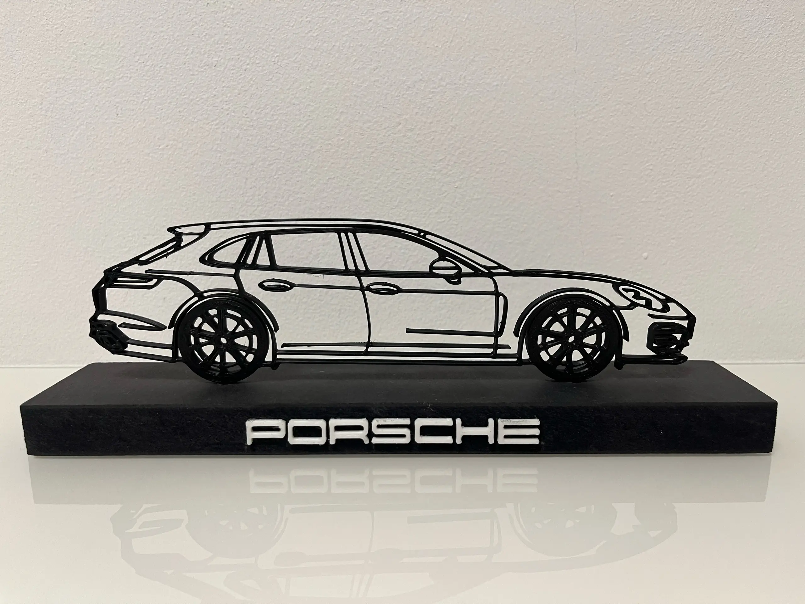 Vehicles & Machinery STL Download - Outline Porsche Panamera sport ...