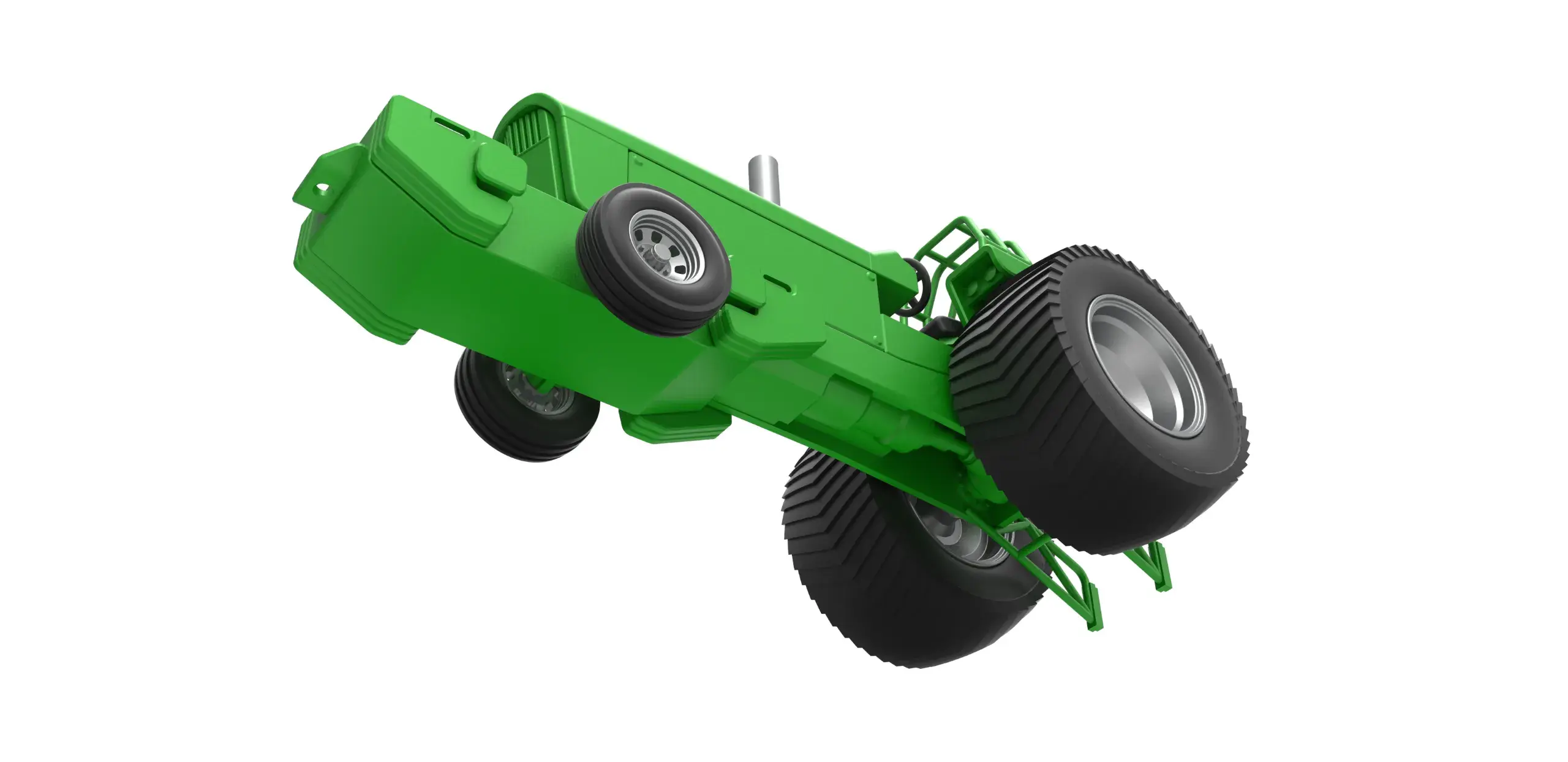 Vehicles & Machinery STL Download - Pro Stock Pulling Tractor Scale 1 ...