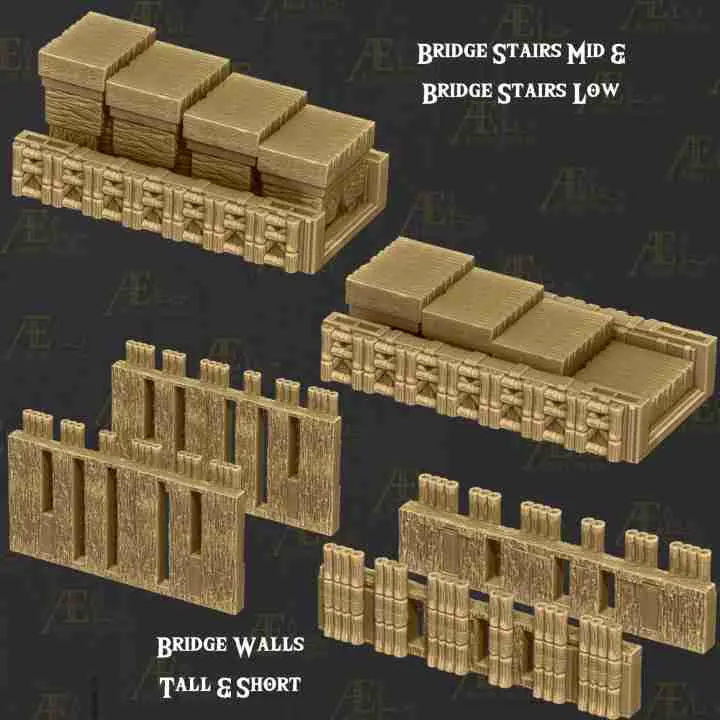 Other STL Download - AEEAST07 – The Bridge of Pu Jin Pingby Aether Studios