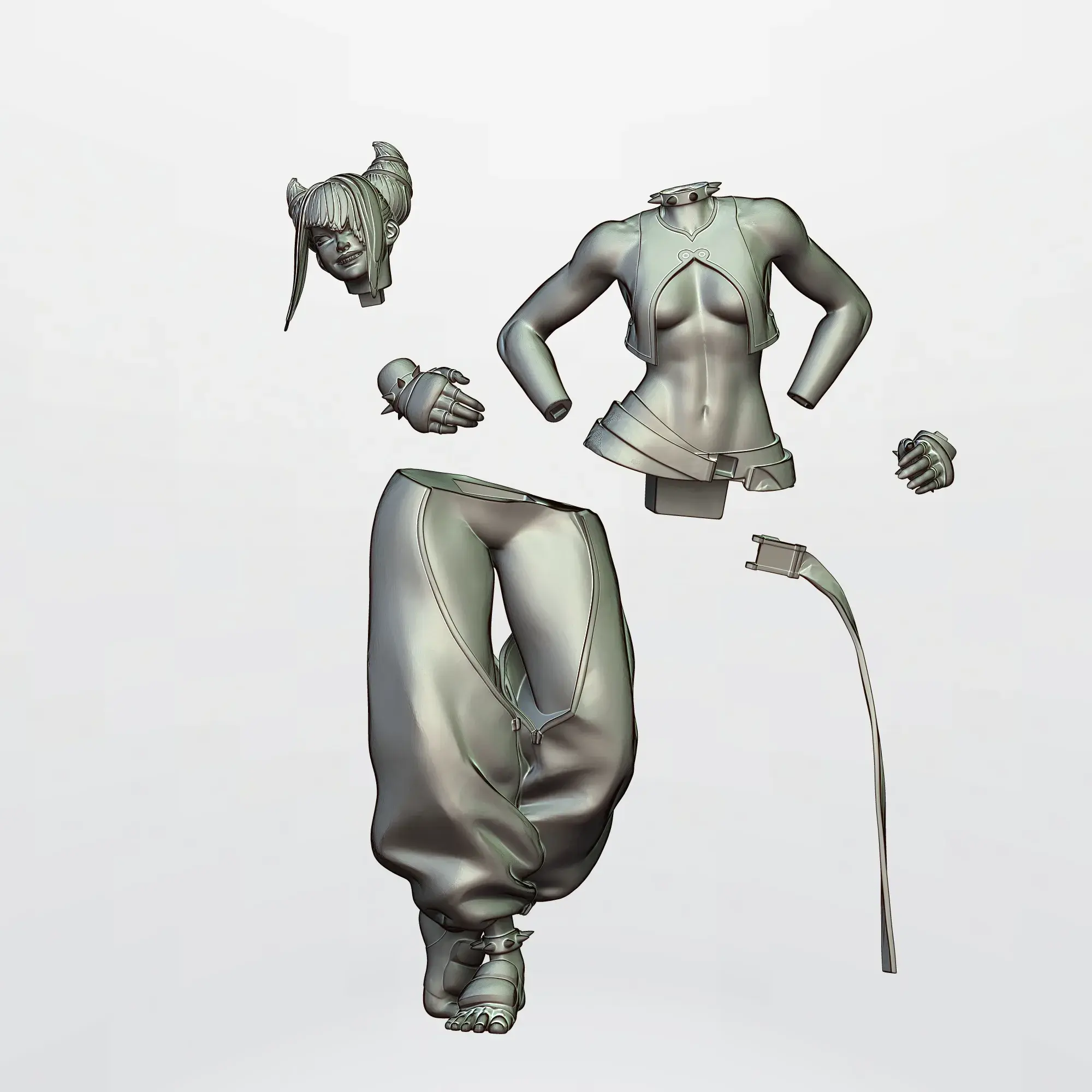 Characters & Creatures STL Download - JURI STREET FIGHTER 6by GAMELIKE