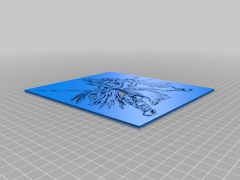 Free Other STL Download - Templar Knight stencil 2by SMT_M 🦊