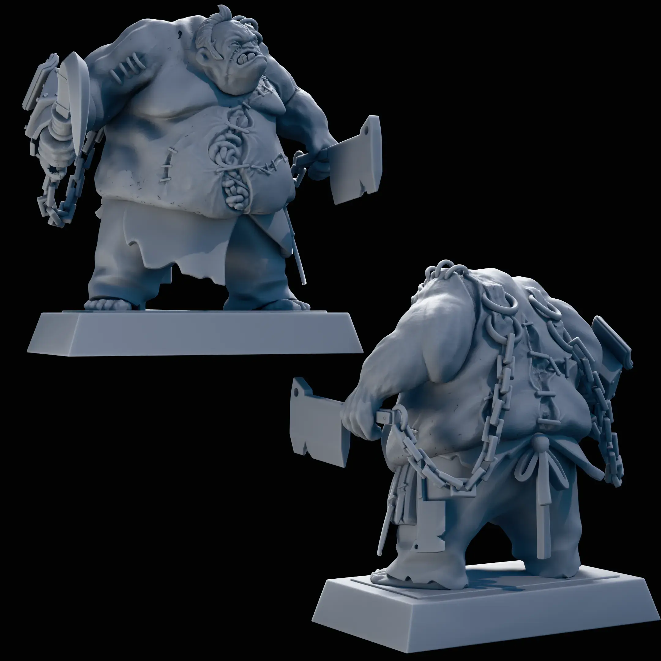 3D Printer Files | 3MF File | Pudge Warcraft Fan Art | Creality Cloud