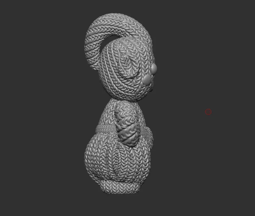 Characters & Creatures STL Download - Knitted Cute Mazin buuby CraftWin3d