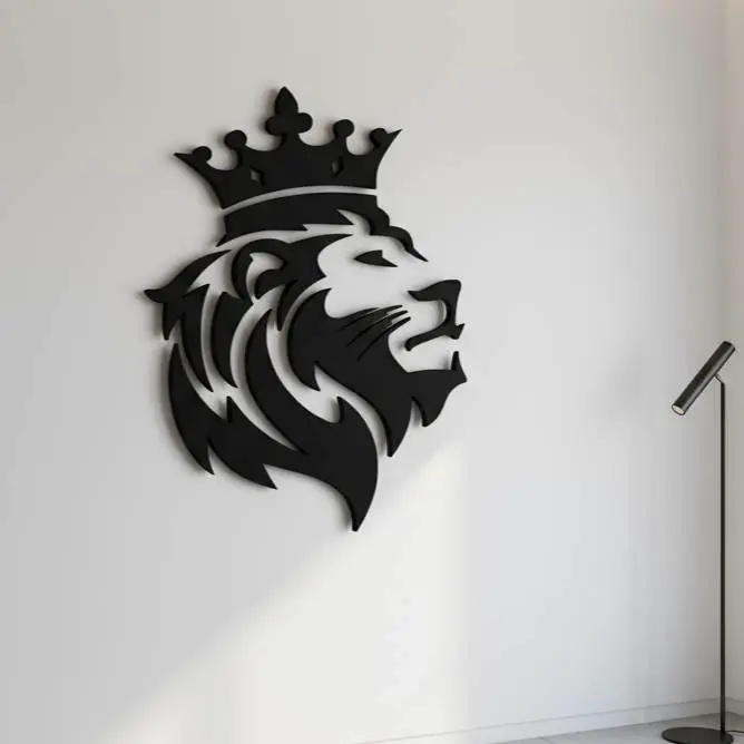 Home Decorations & Ornaments STL Download - Crowned Lion – Prestige ...