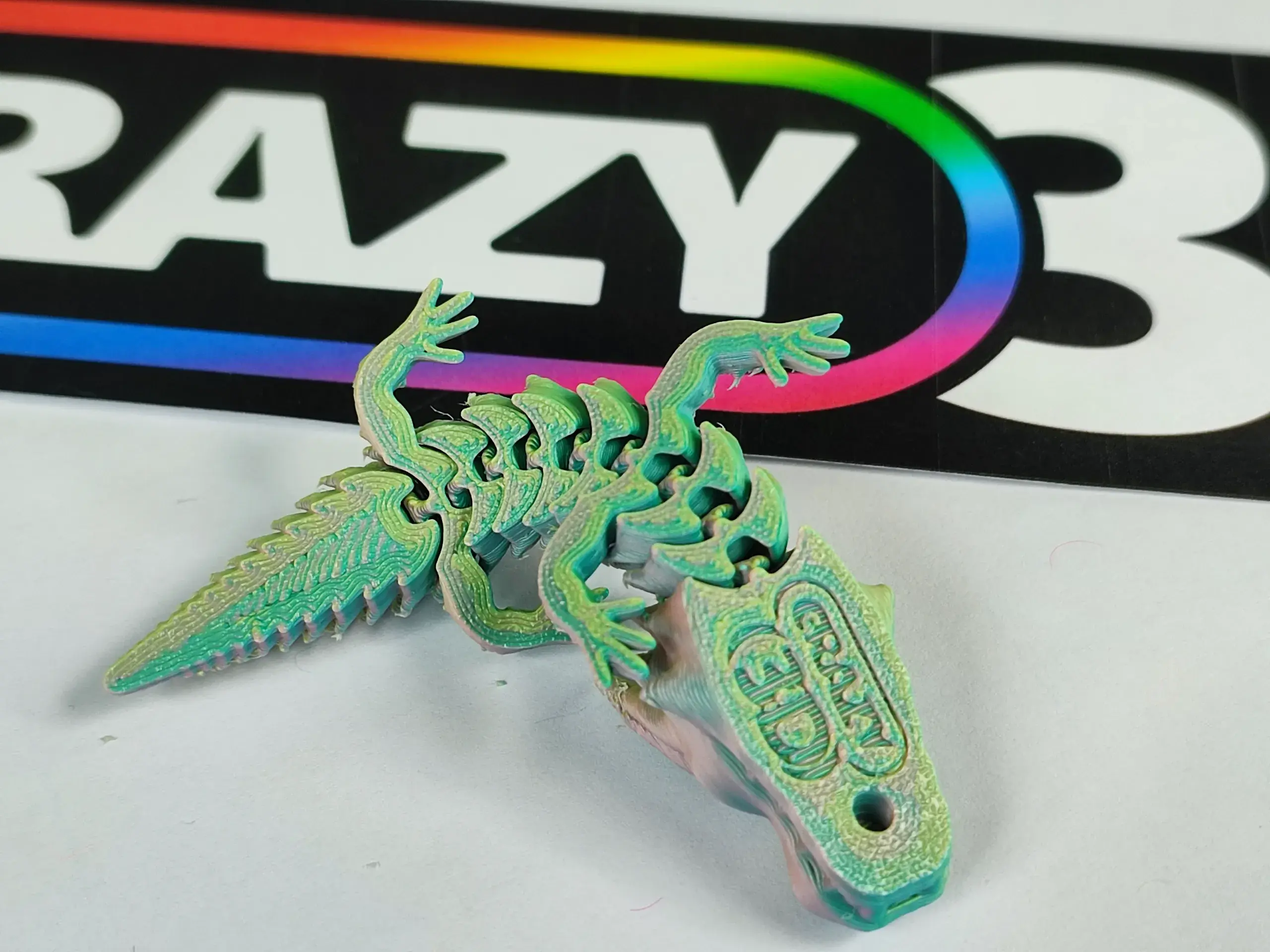 Other STL Download - Ultra articulated Dragon - baby (normal + keychain ...