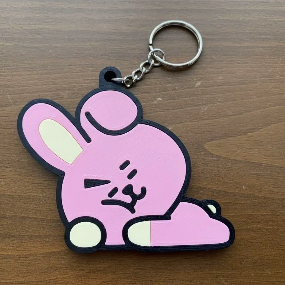 3D Printer Files | 3MF File | Keychain BT21 - Cooky 3 - stl/3mf ...