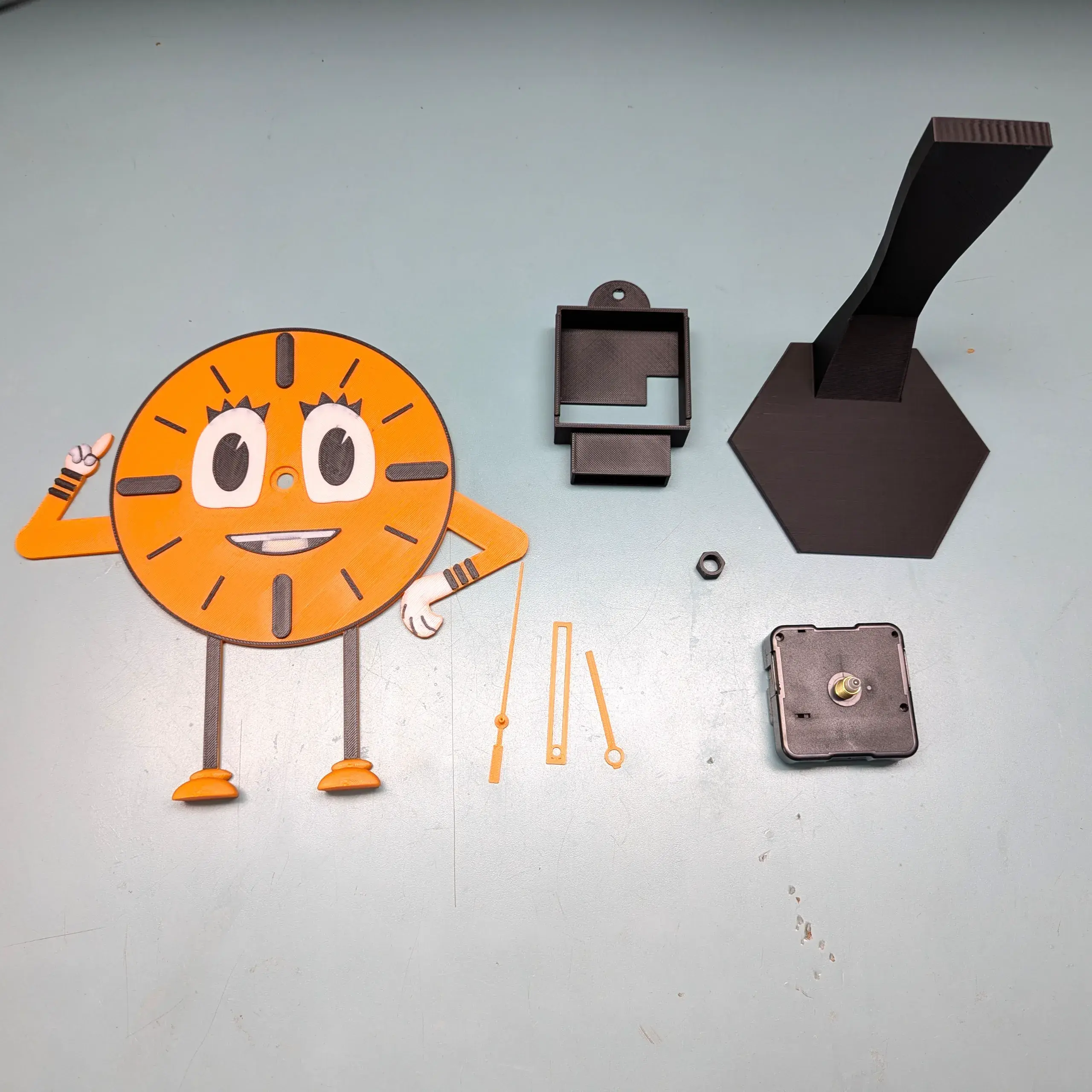 3D Printer Files | 3MF File | Miss Minutes Clock | Creality Cloud