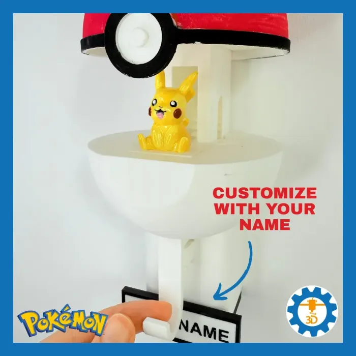 3D Printer Files | 3MF File | Pikachu Key Holder – Customizable ...