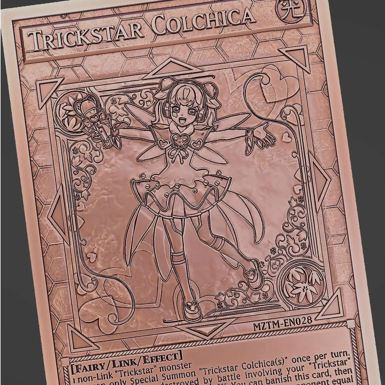 Free Other STL Download - Trickstar Colchica - yu-gi-oh!by Wsonuchiha3D