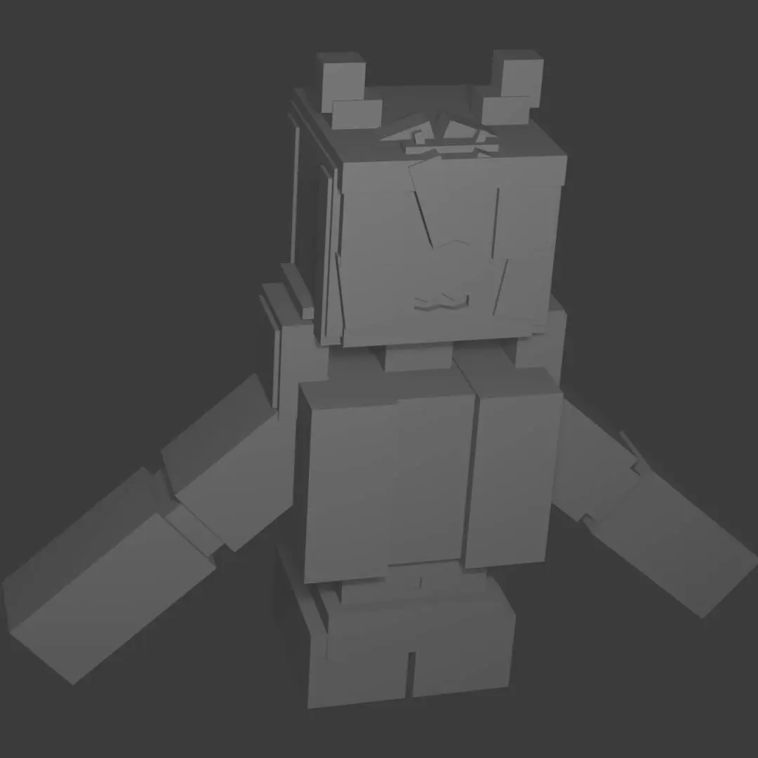 Characters & Creatures STL Download - Mococo low polyby Axel_Axolot