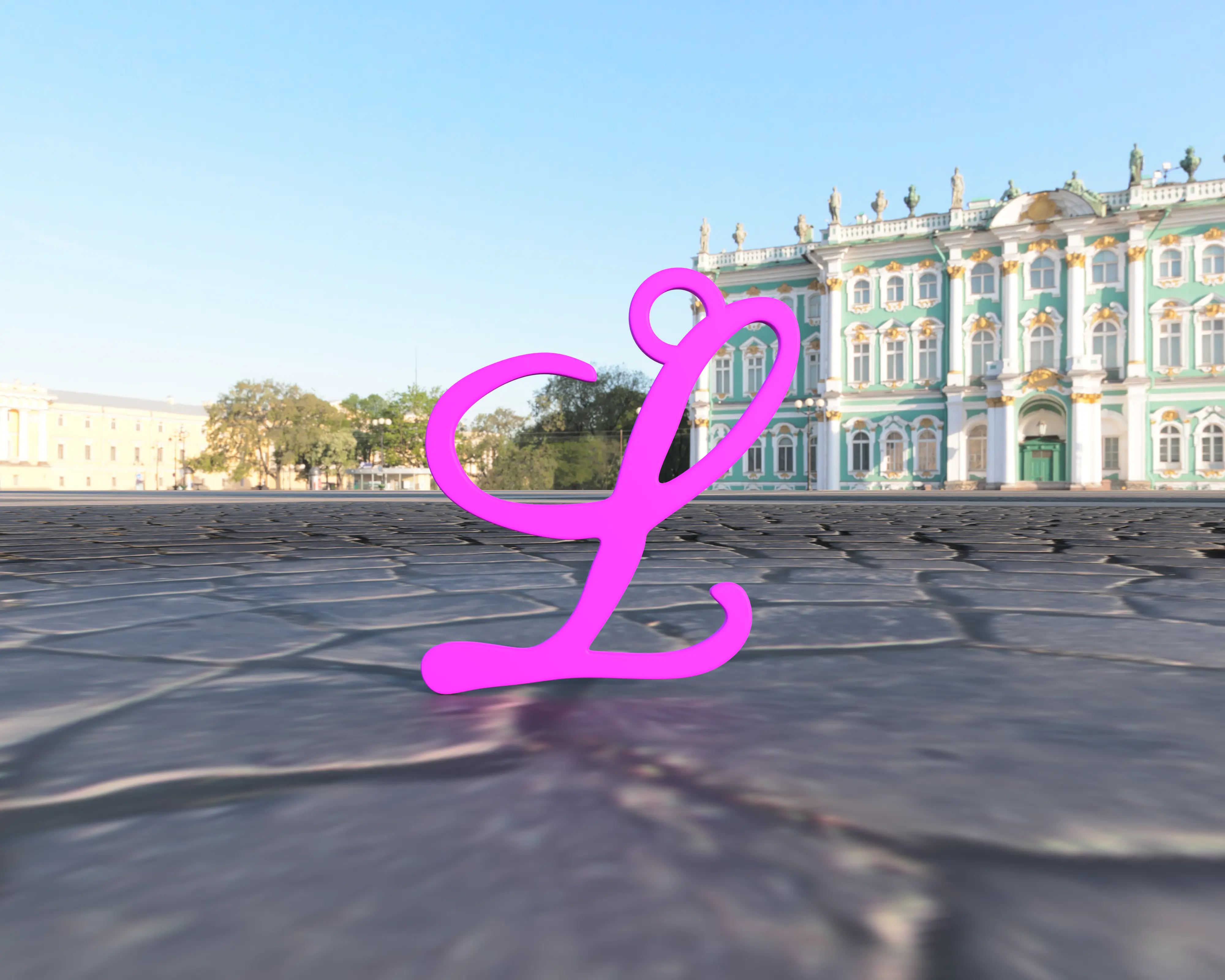 Jewelry & Accessories STL Download - KEYCHAIN LETTER L 8cmby JP3DStudio