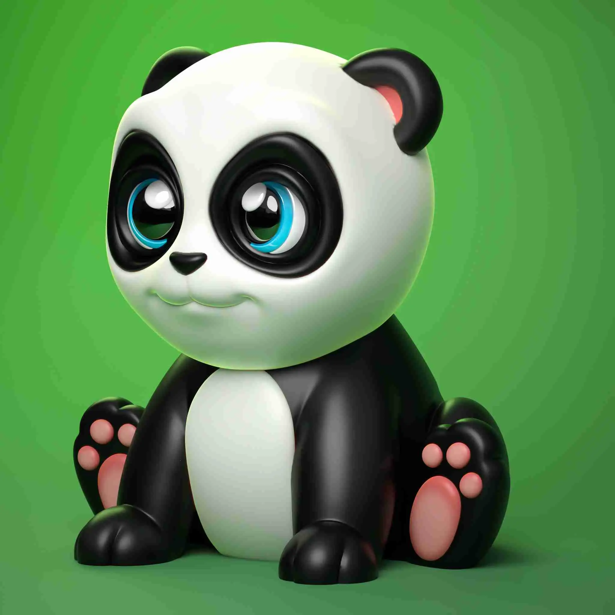 Other STL Download - CUTE PANDA (PRINT IN PLACE)by Tri-Dimension Prints