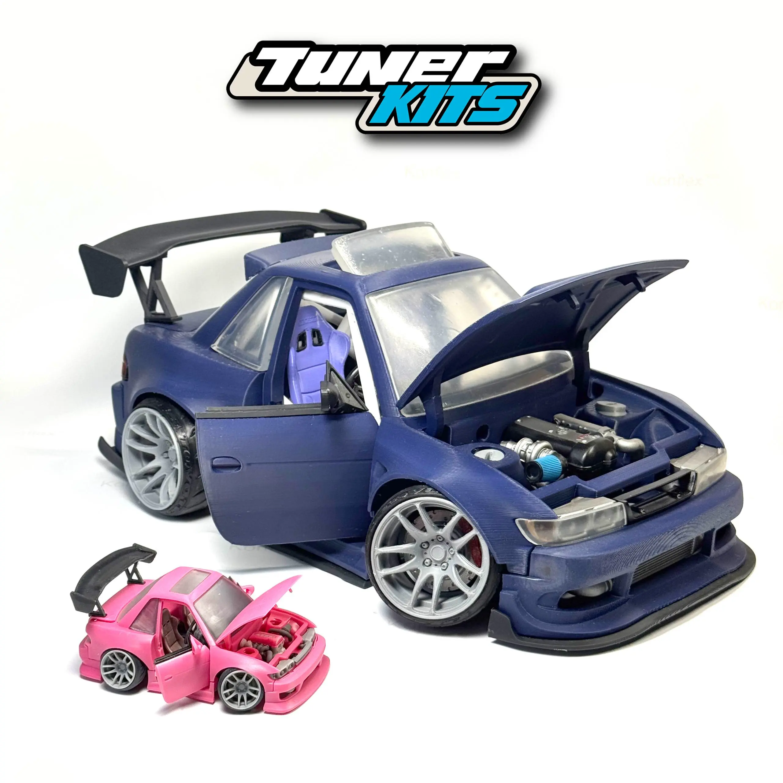 Vehicles & Machinery STL Download - Silvia S13 ProDrift Tooned model ...