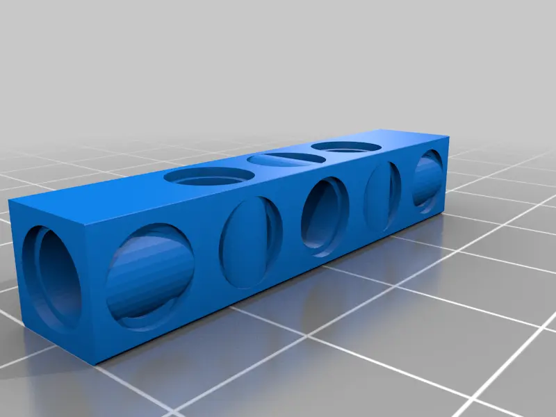 Lego Technic Beam 5 with Alternating holes and fancy modding | 3D ...