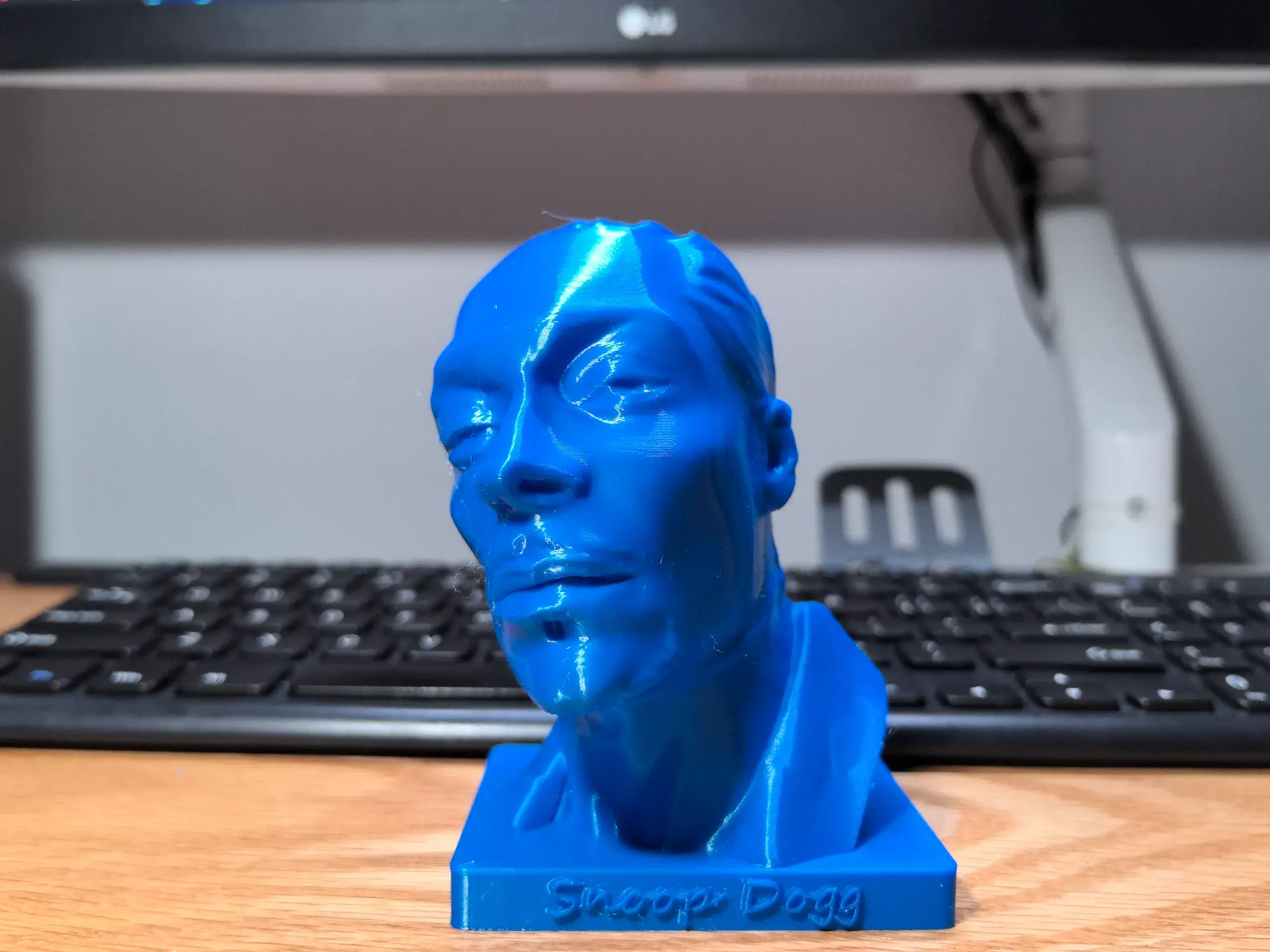 3D Printer Files | 3MF File | Snoop Dogg-头雕 | Creality Cloud