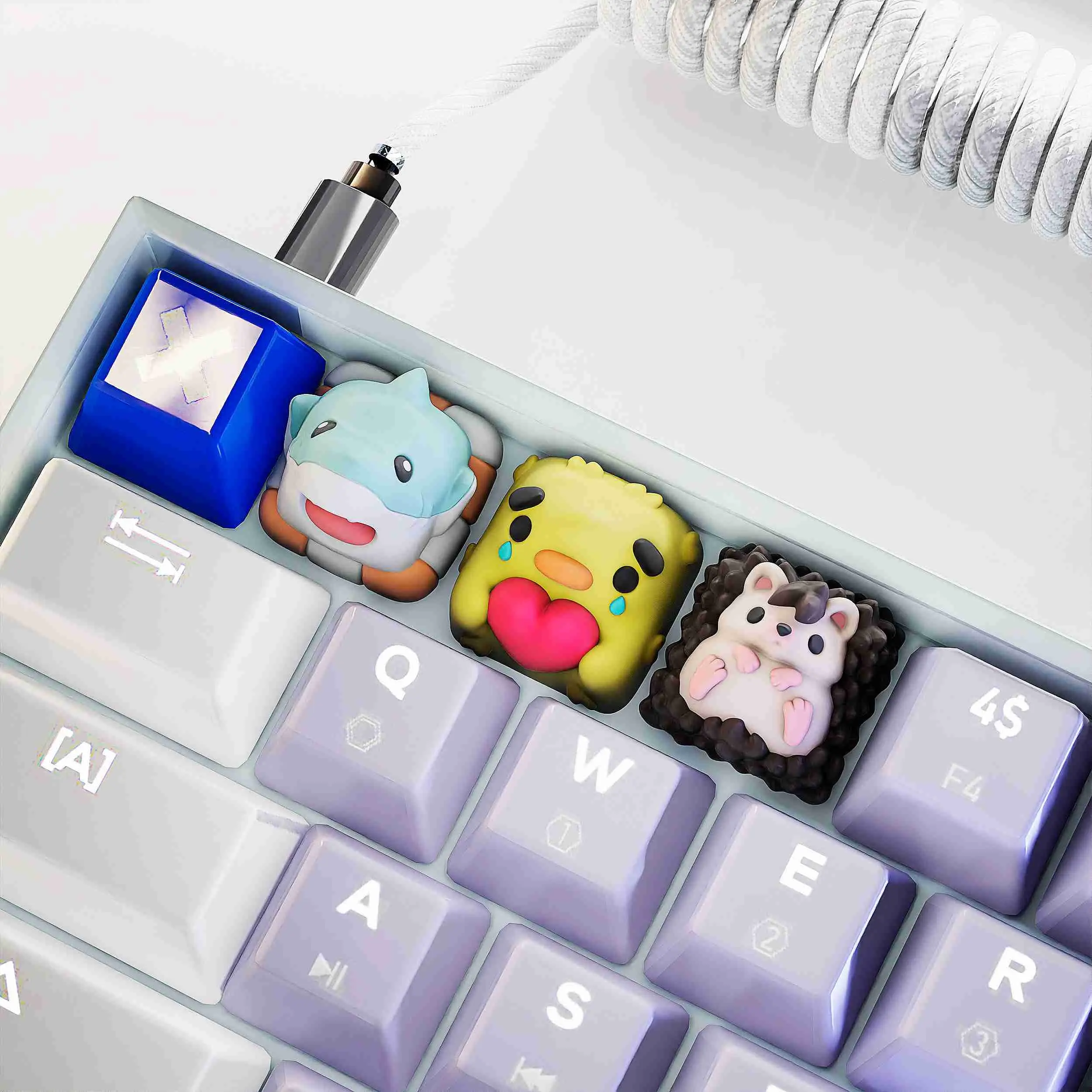 Miniature Games & Accessories STL Download - Cute Animals Vol I Keycaps ...