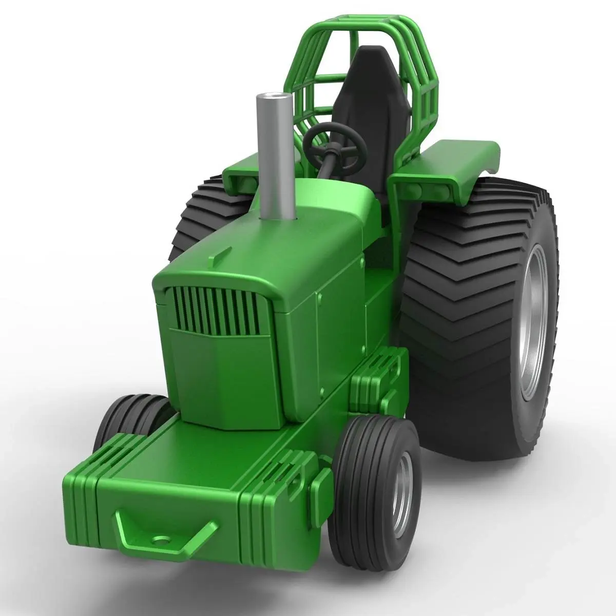 Vehicles & Machinery STL Download - Fun short Pro Stock Pulling Tractor ...