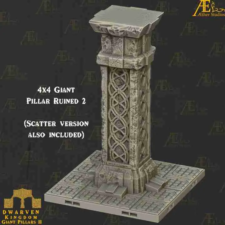 Other STL Download - AEDWRF25 - Giant Pillars IIby Aether Studios