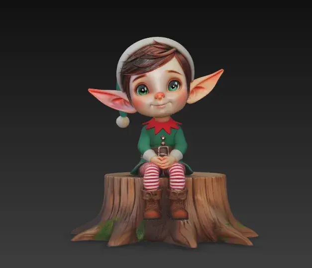 Characters & Creatures STL Download - Elfie Sparkby Radiance_Designs