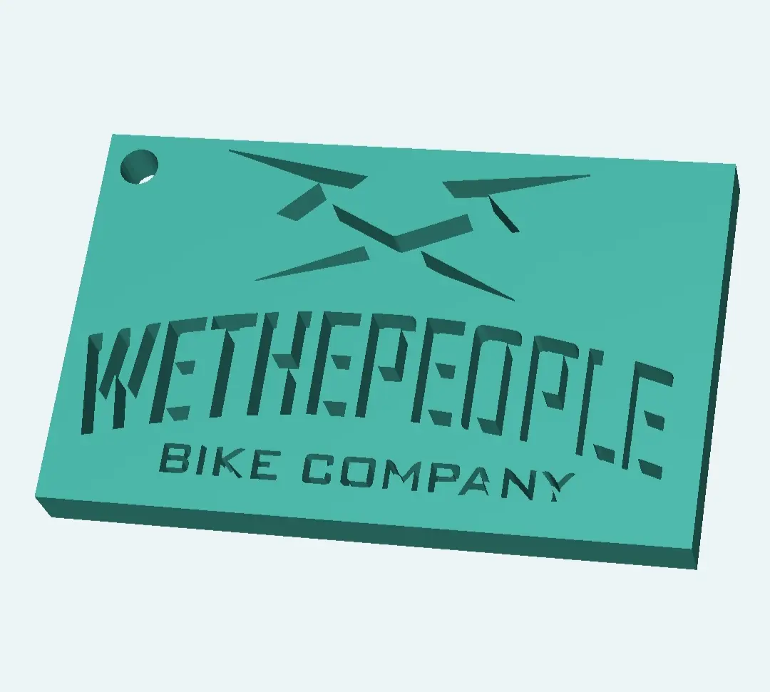 Jewelry & Accessories STL Download - Whethepeople bmx keychain by Bryant_Bz