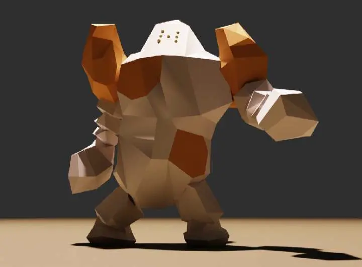 Regirock pokemon character | 3D模型下载 | 创想云