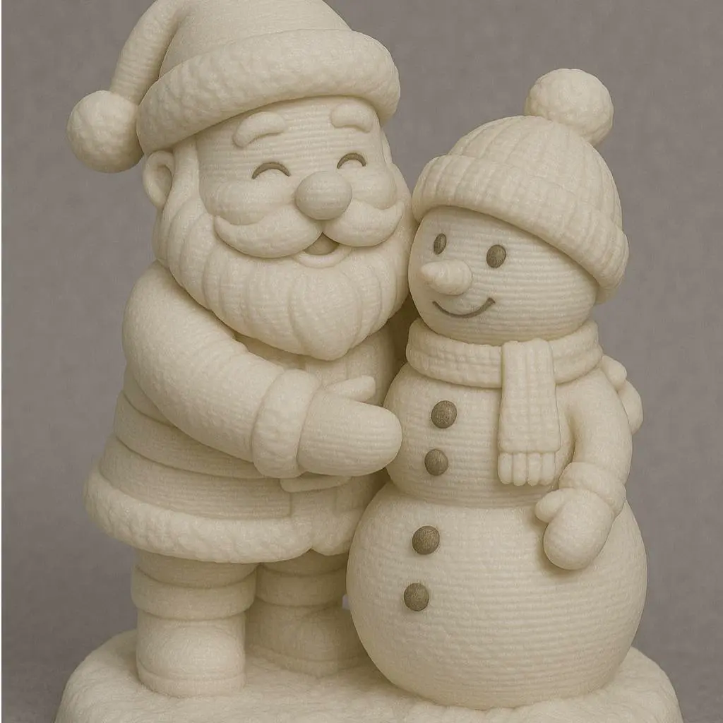 3D Printer Files | 3MF File | Santa and Snowman Joy | Creality Cloud
