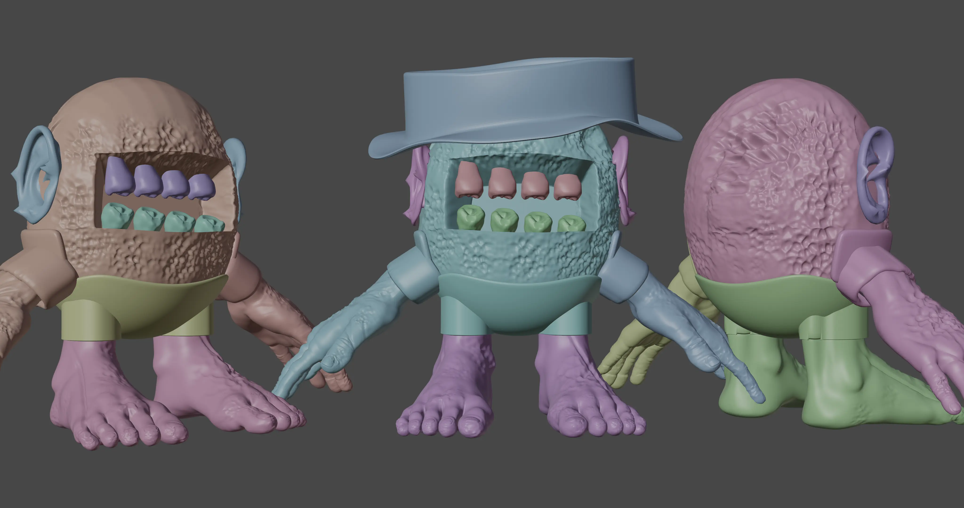Characters & Creatures STL Download - Cute bobooby Anukalpgenesis3d