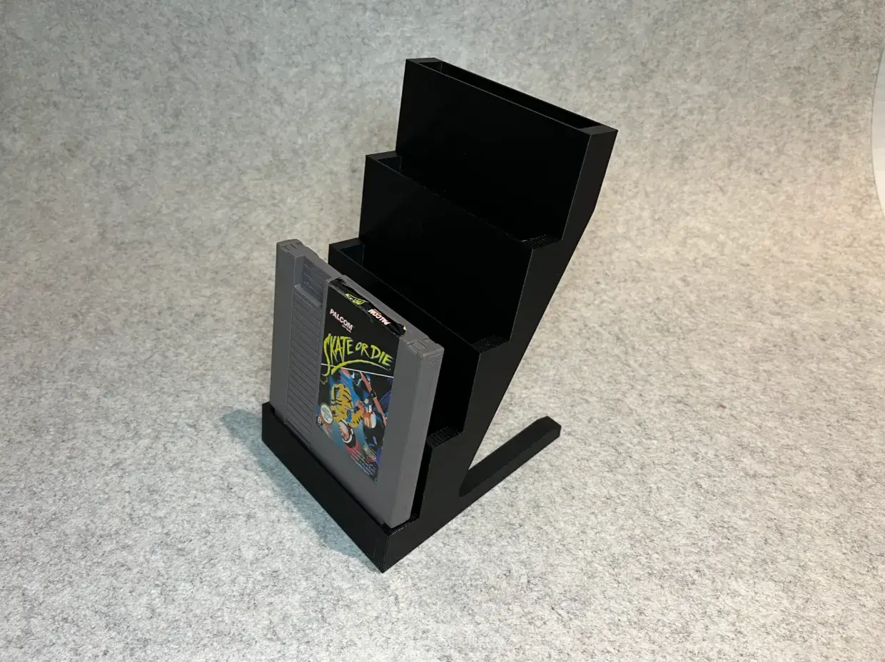 3D Printer Files | 3MF File | Display stand holder for 5 Nintendo NES ...