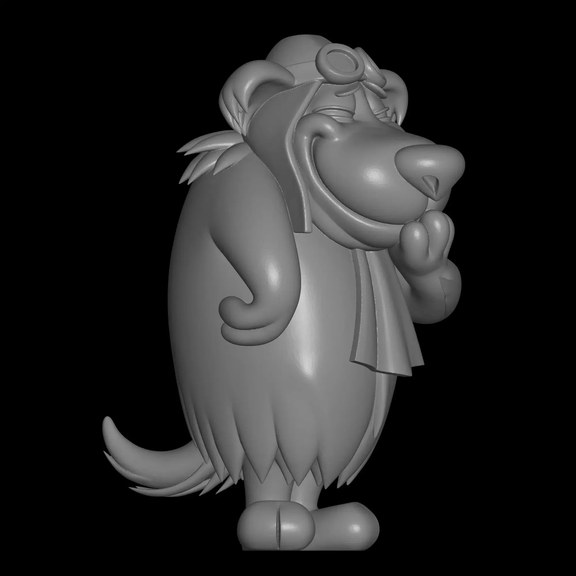Characters & Creatures STL Download - cartoon character Muttley modelby ...