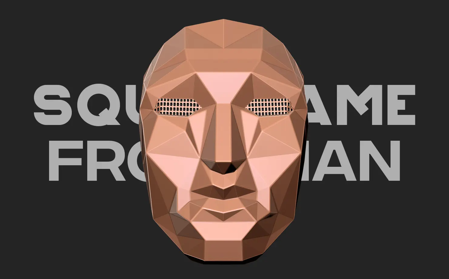 3D Printer Files | 3MF File | Squid game Mask - Frontman 3D Print model ...