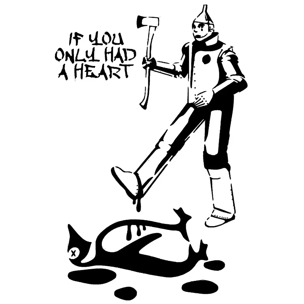 Free Digital Art STL Download - Tin Man stencilby SMT_M 🦊