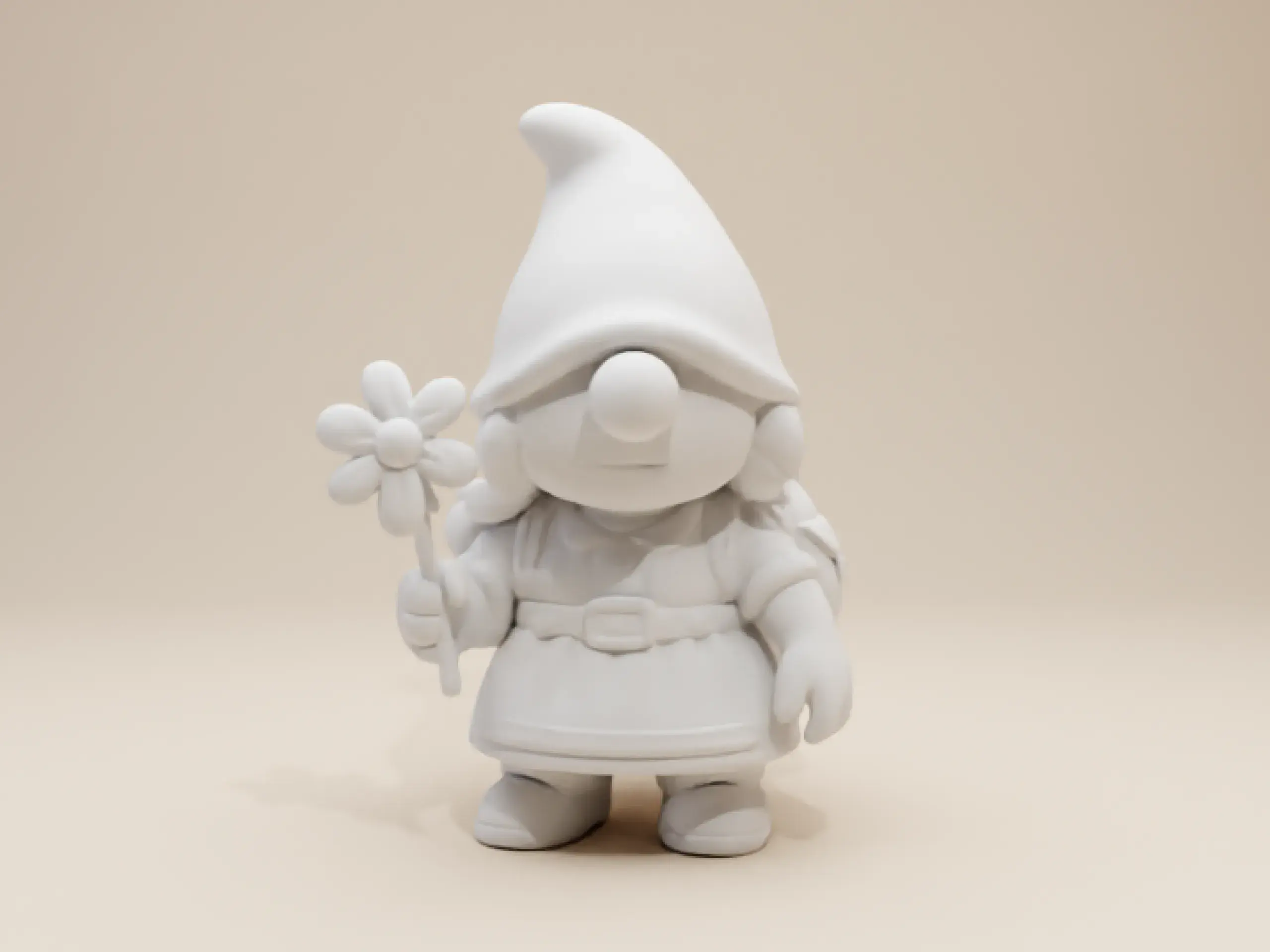 Home Decorations & Ornaments STL Download - Chubby Garden Gnome ...