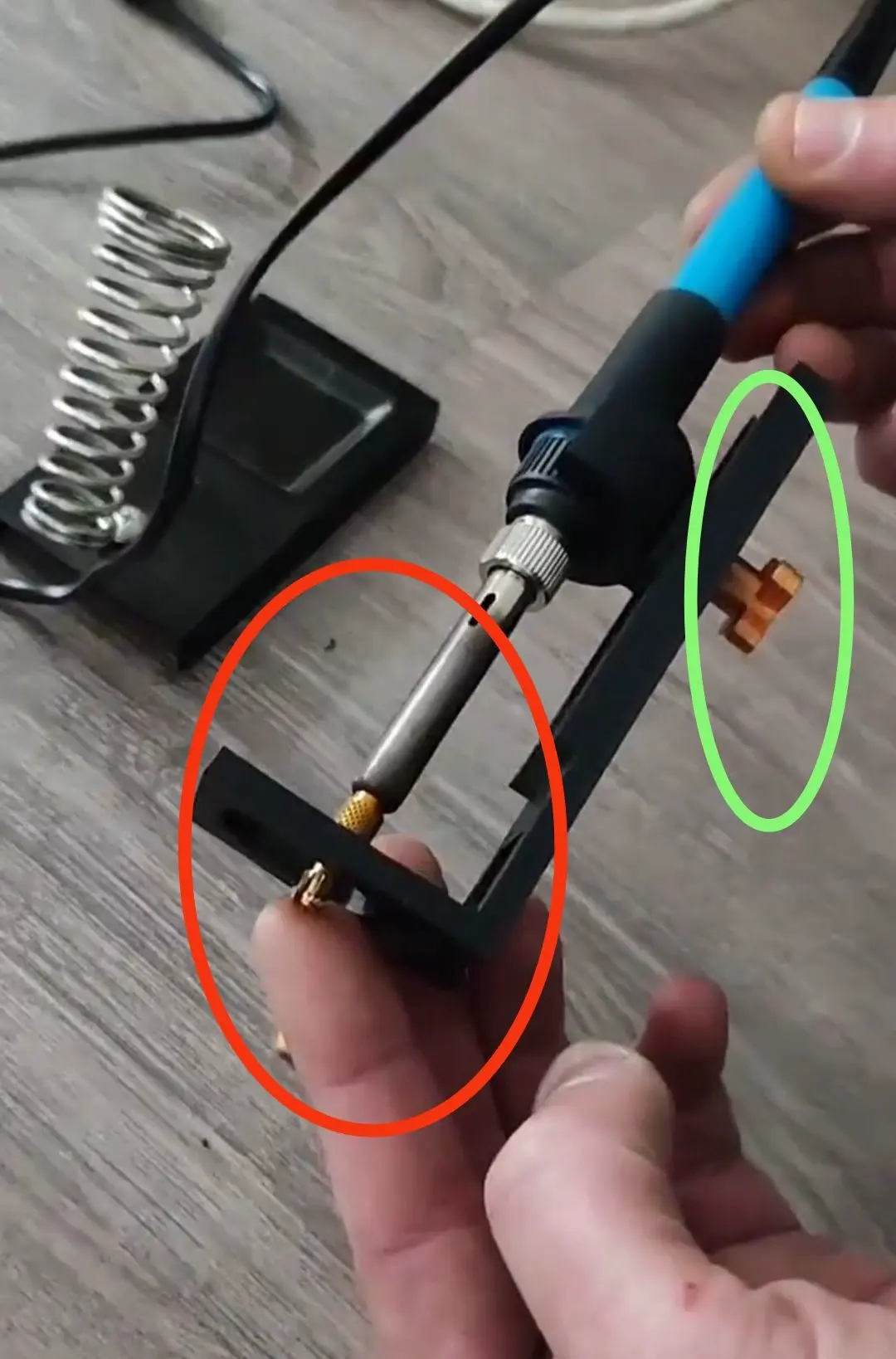 Tools & Spare Parts STL Download - soldering iron stand with adjuster ...