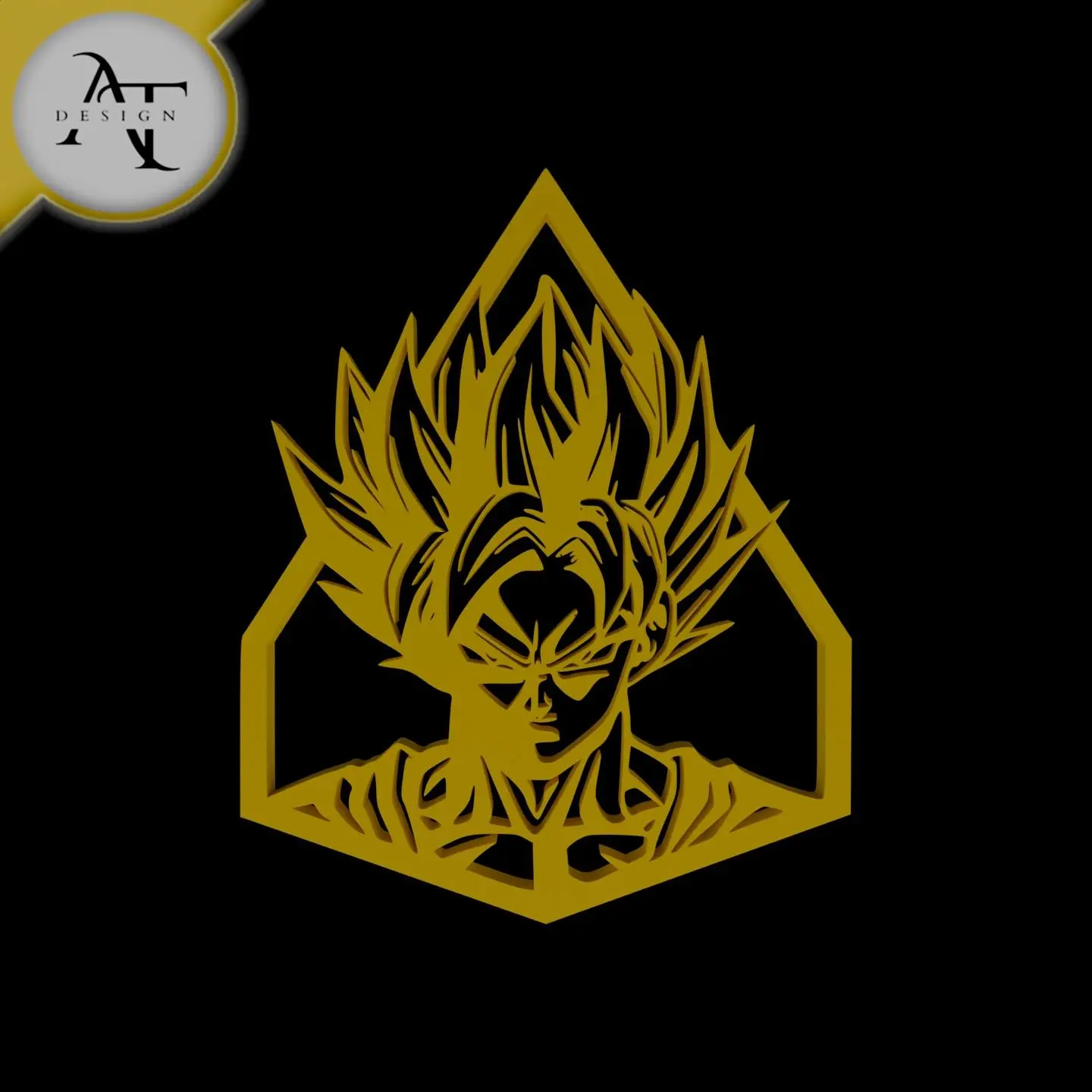 Home Decorations & Ornaments STL Download - Goku - Dragon Ball ...