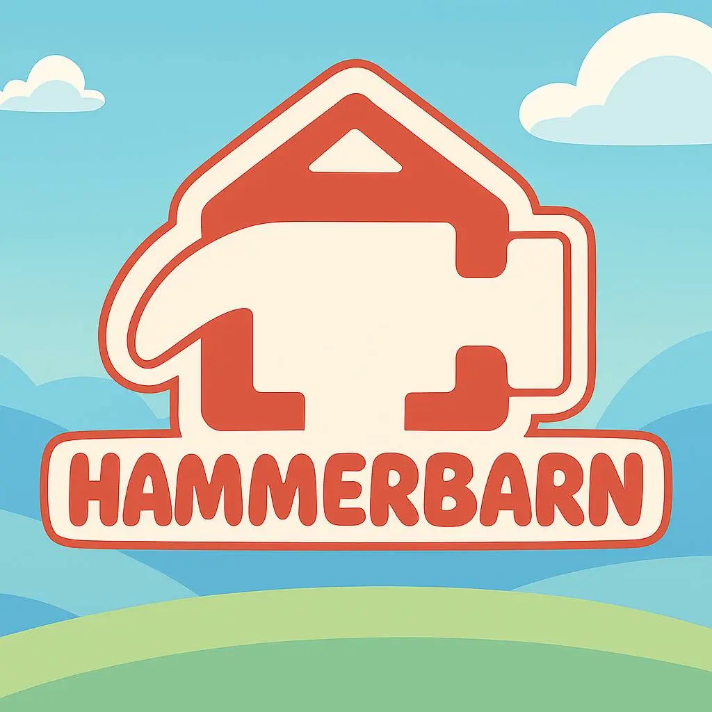 3D Printer Files | 3MF File | Bluey- Hammerbarn Logo | Creality Cloud