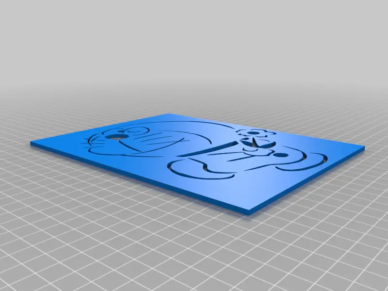 Doraemon stencil 2 | 3D models download | Creality Cloud