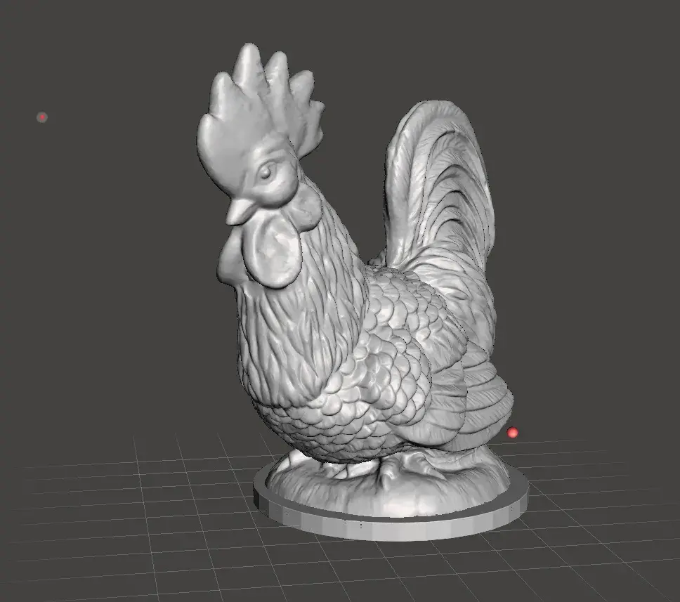 Home Decorations & Ornaments STL Descarga - gallo decorativo de jardín ...