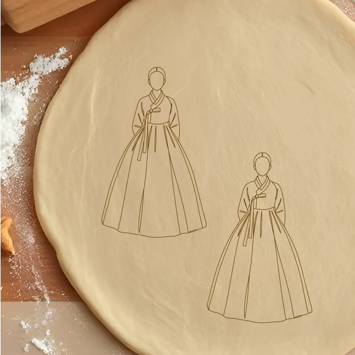 Other STL Download - Korean Dress Hanbok Cookie Cutter, Biscuit ...