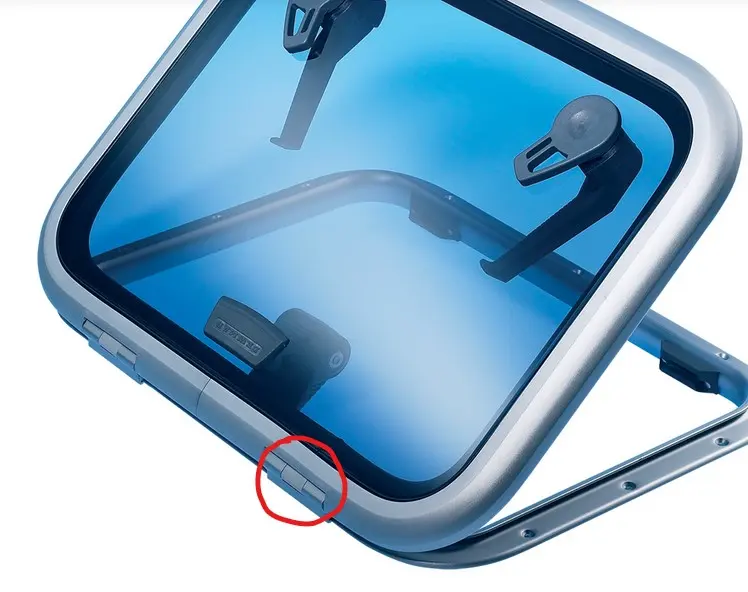 Tools & Spare Parts STL Download - LE361027999 Lewmar Set Hinge Caps ...