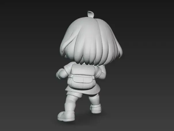 Characters & Creatures STL Download - Fighter girlby The calm moon