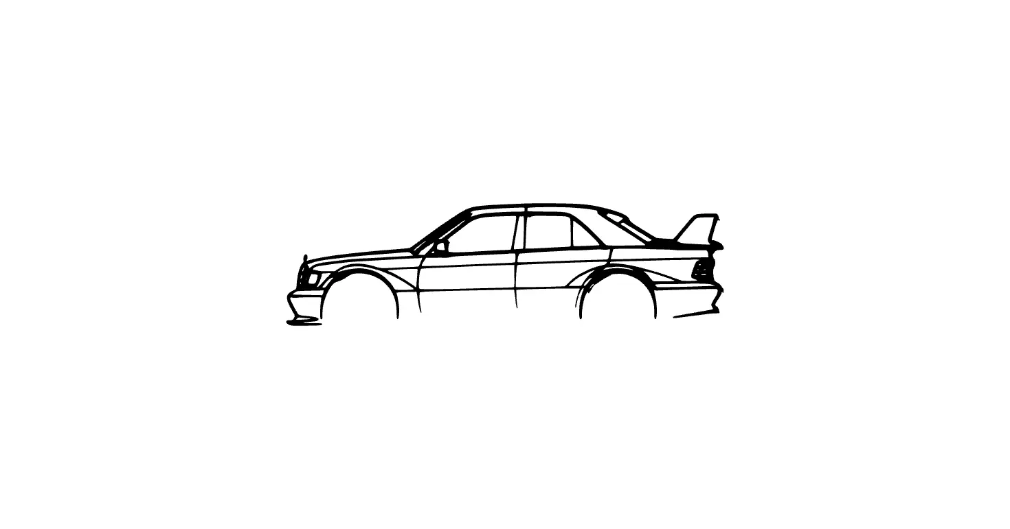 3D Printer Files | 3MF File | Mercedes 190 EVO2 | Creality Cloud