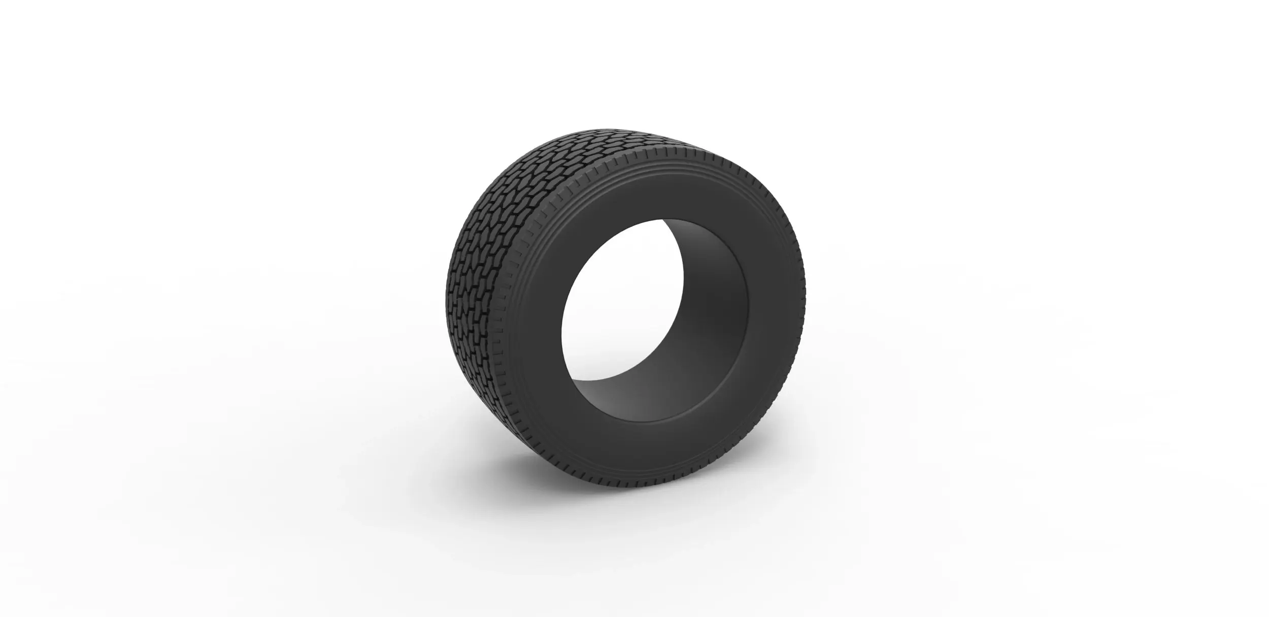 Vehicles & Machinery STL Download - Super single semi tire 1 Scale 1 ...