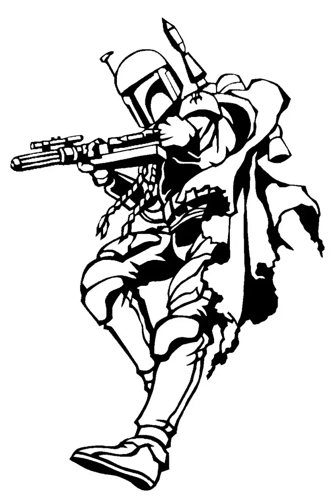 Free Characters & Creatures STL Download - 2D Boba Fettby SMT_M 🦊