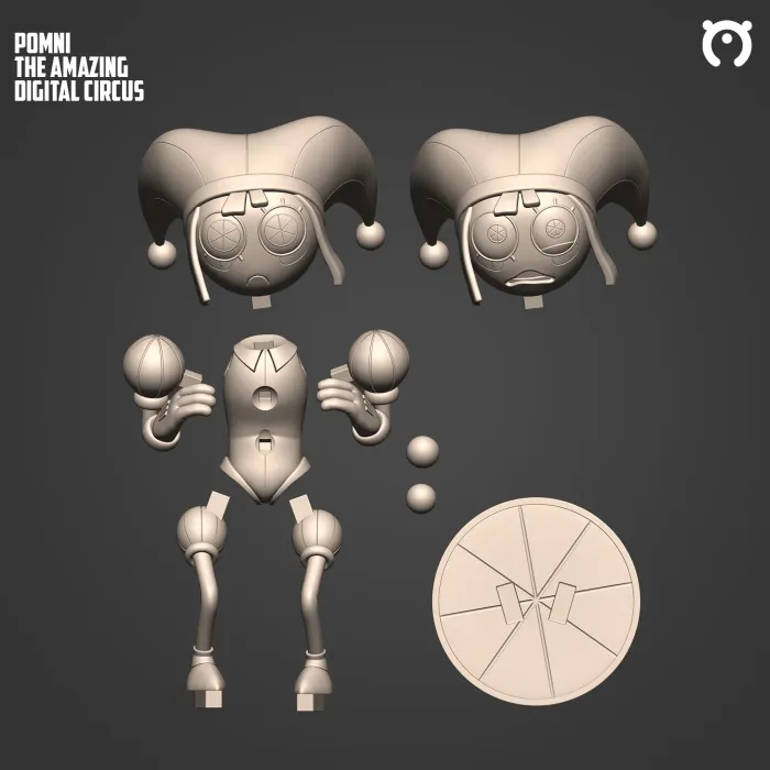 Pomni - The amazing digital circus | 3D models download | Creality Cloud